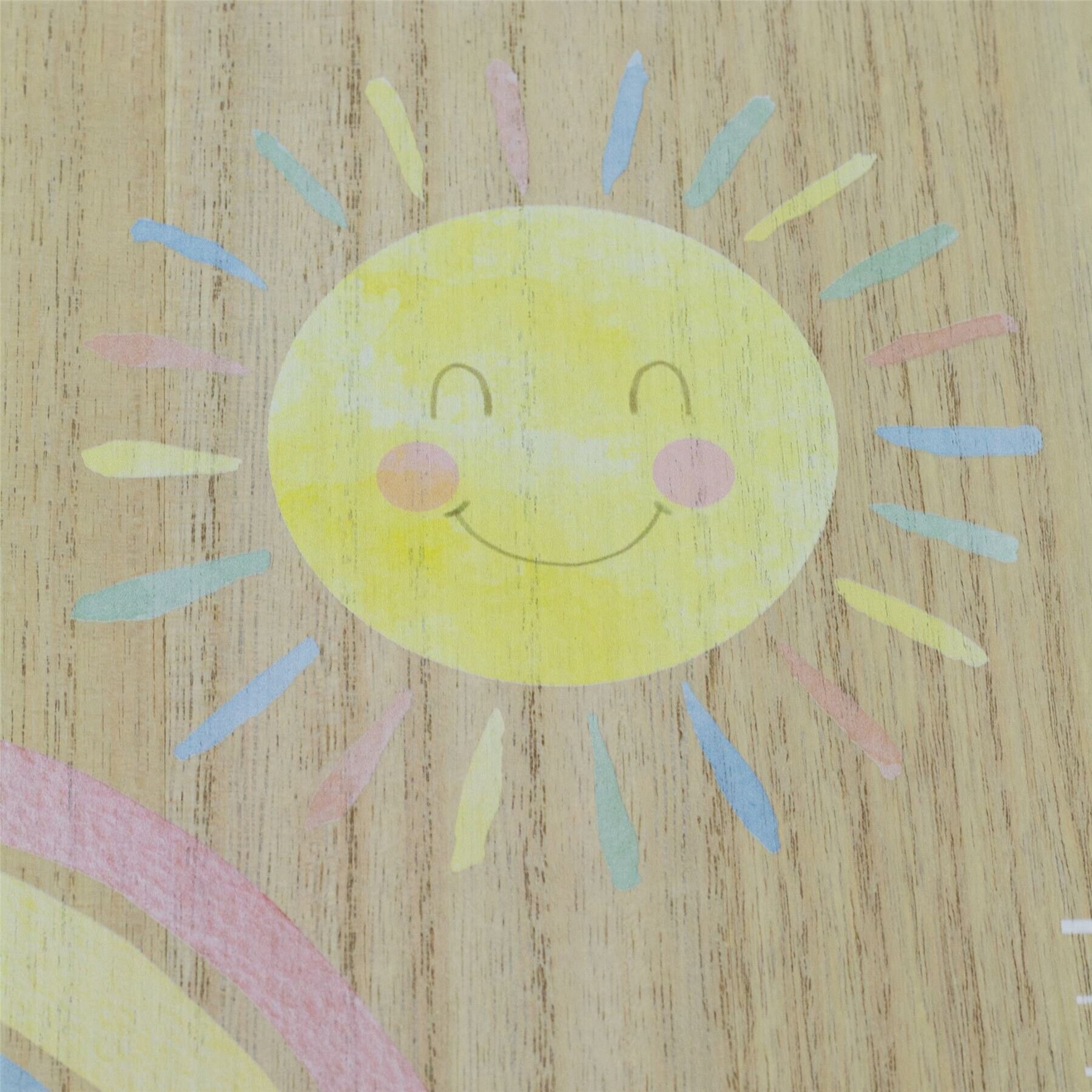 Childrens Wooden Height Chart | Wall Mounted Height Chart For Kids - 60 ...