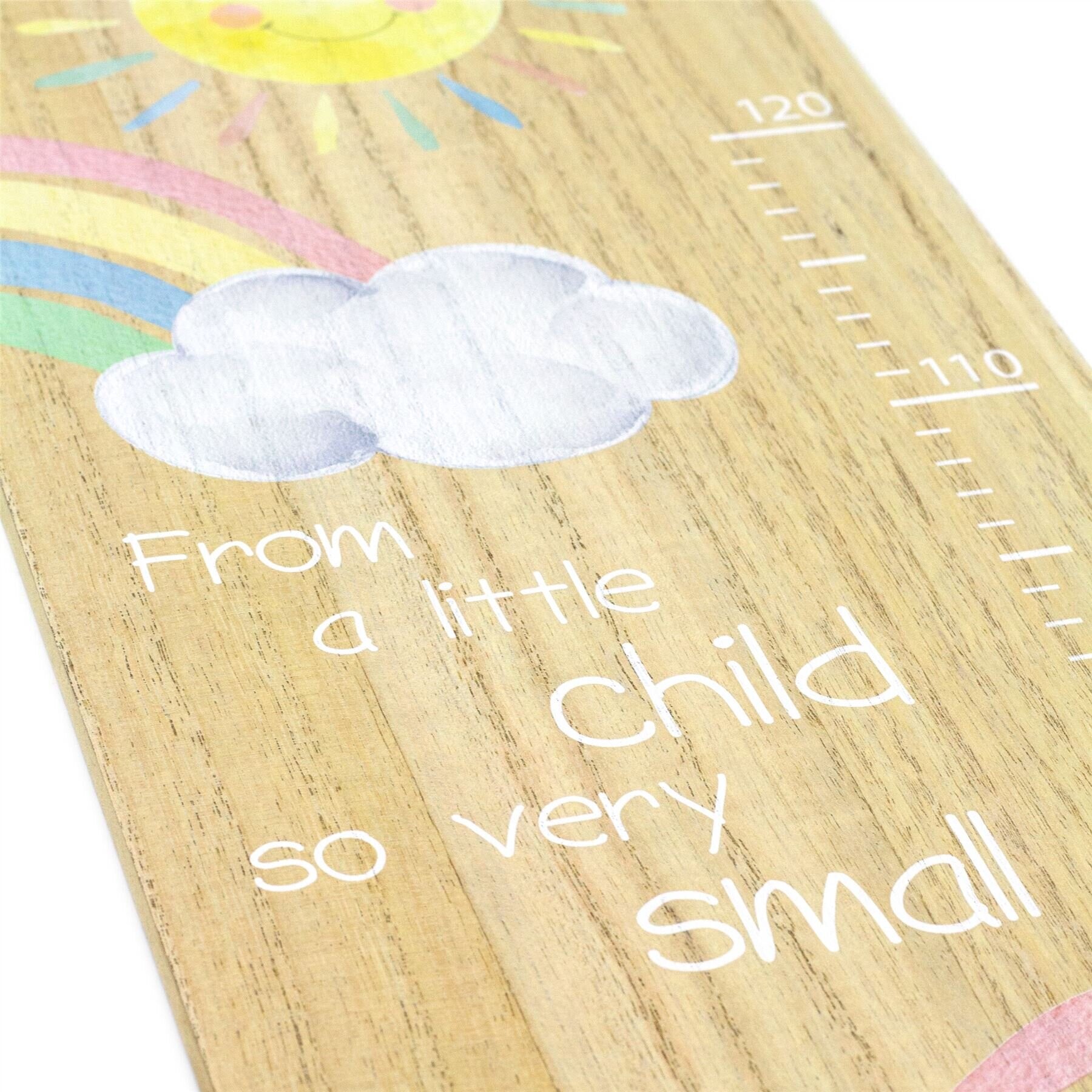 Childrens Wooden Height Chart | Wall Mounted Height Chart For Kids - 60 ...