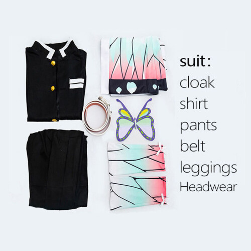 Cosplay Costume Kochou Shinobu Uniforms Suit Cosplay Anime Demon Slayer ...