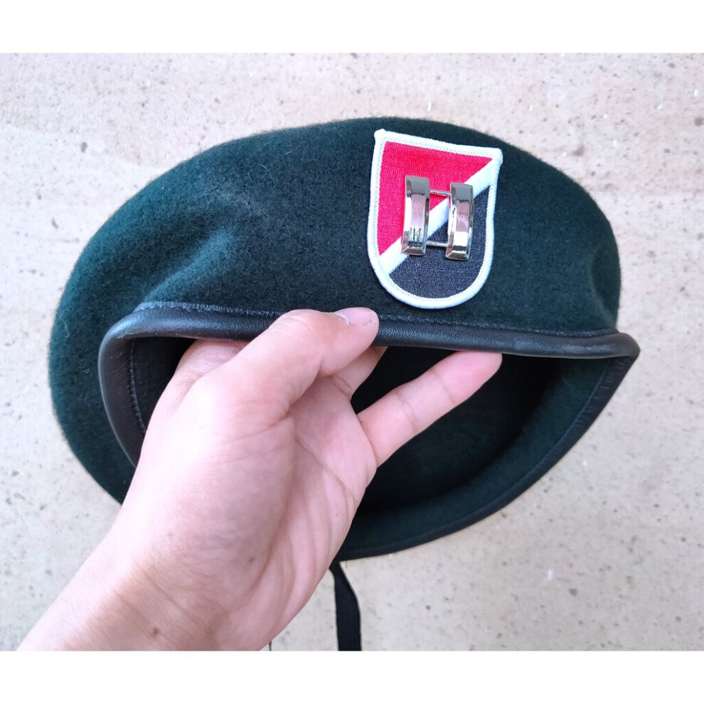 United States US Army 6th Special Forces Group Wool Green Beret ...