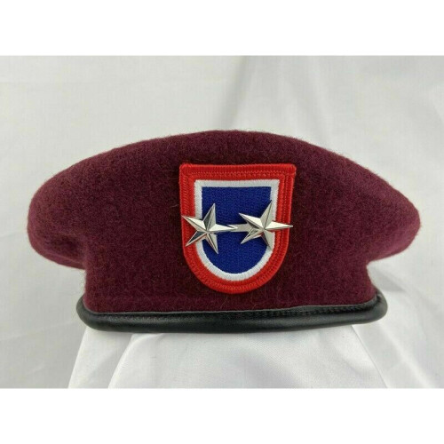 Us Army 82nd Airborne Division Wool Beret Officer 2 star Major General ...