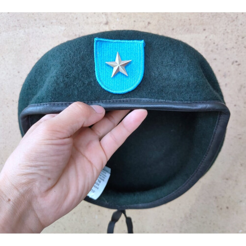 United States US Army 19th Special Forces Group Wool Green Beret ONE ...