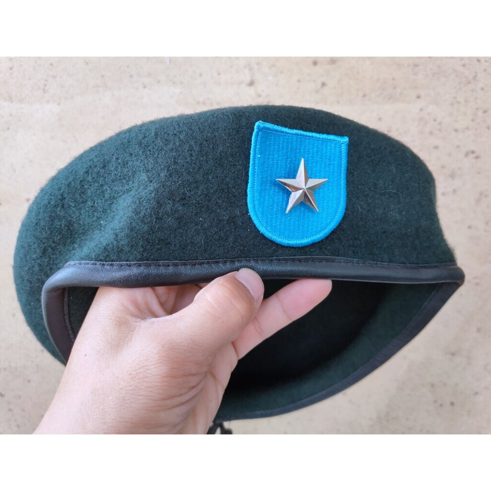 United States US Army 19th Special Forces Group Wool Green Beret ONE ...