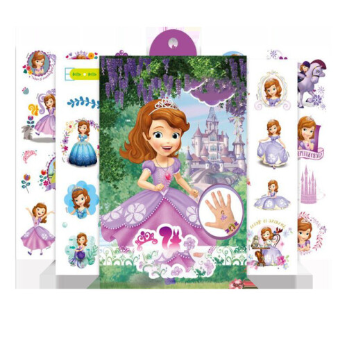 (Sophia) Stickers Tattoo Princess Children Cartoon Tattoo Transfer ...
