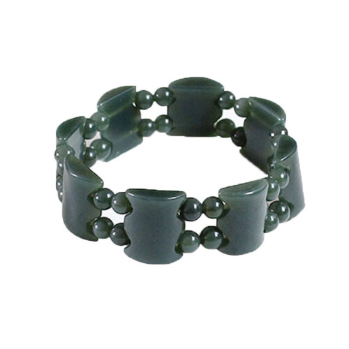 Drop XinJiang HeTian Nephrite Jade Bracelets Lucky Amulet Jade Square ...
