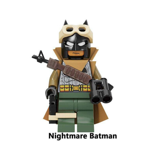 (Nightmare Batman) Joker Building Batman Blocks Minifigure Bricks ...
