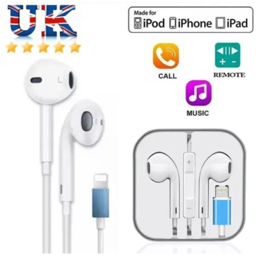 Headphones For Apple iPhone iPad Earphone Wired Headset Bluetooth Popup ...