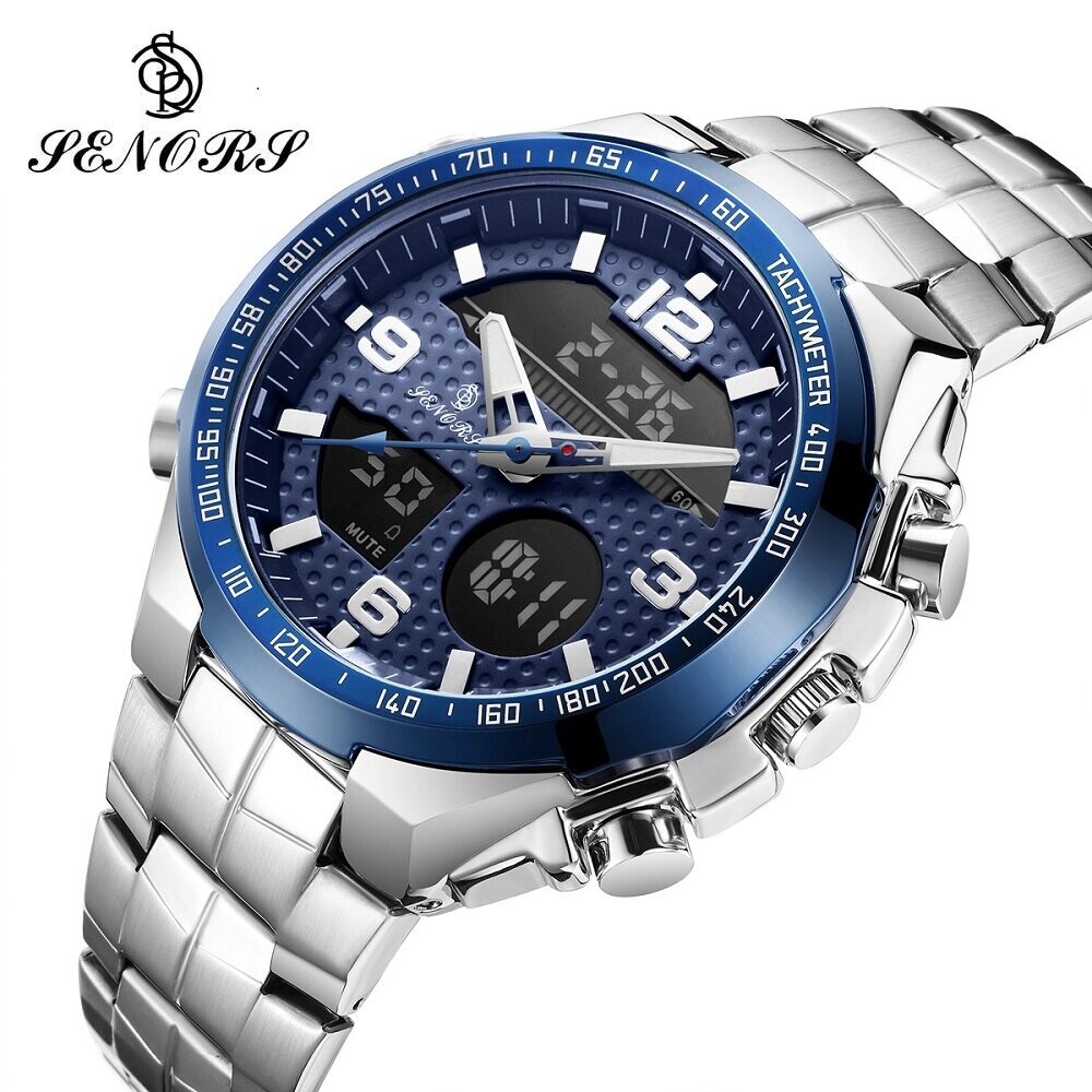 SN013 Men`s LED Digital Watch Japan Movt Quartz Wristwatches Men 3ATM ...