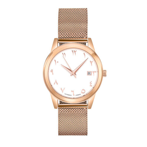 Mechanical Arabic Numerals Watch Women Ladies Arabian Numbers ...