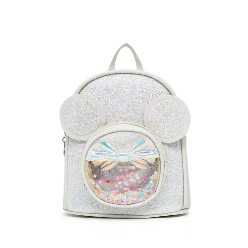 Kitten Backpack Quicksand Rainbow Sequins Girl Toddler Backpack Print ...