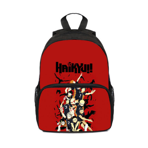 12 Inch Fly High Haikyuu Childrens Backpacks Japanese Anime Nekoma Back ...