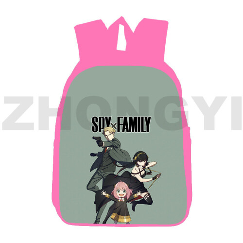 (Family1 Beige-12 inch 30x24x12cm) Hot 3D Anime Anya Forger Backpack ...