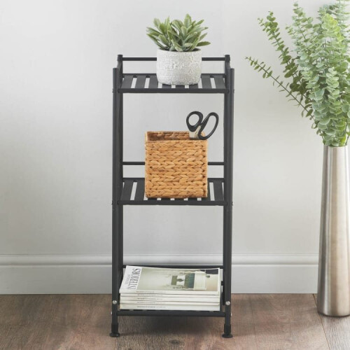 Tromso 3 Tier Storage Tower Easy self assembly 33 x 28 x 74cm on OnBuy