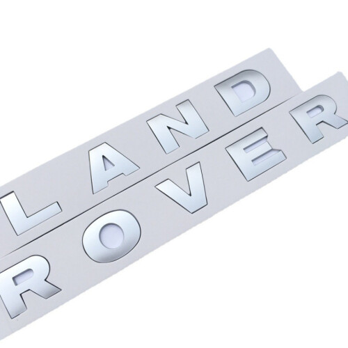 (Matt Silver) Land Rover car logo sticker badge emblems on OnBuy