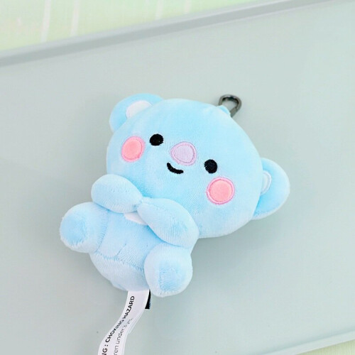 (KOYA) Bt21 Kpop Bts Seating Plush Soft Doll Toy Keychain Keyring Tata Chimmy Cooky on OnBuy