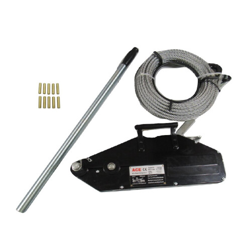 (1600KG, With Shear Pins) Wire Rope Pulling Hoist Winch (Shear Pins ...