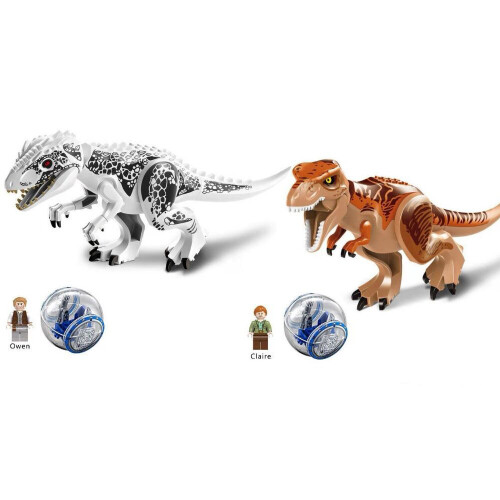 Large Dinosaur Figure Big Size Indominus T Rex Blocks Lego Toys on OnBuy
