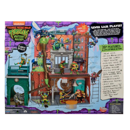 Teenage Mutant Ninja Turtles Mutant Mayhem SEWER LAYER Playset on OnBuy
