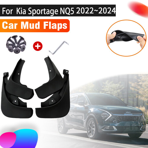 4X Car Mud Flaps For KIA Sportage Accessories NQ5 V KX5 2022 2023 2024 Car Splash Guard Front ...