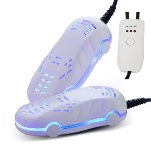 (White) 220V UV Shoe Dryer Deodorization Sterilizer Fast Heat Shoe ...