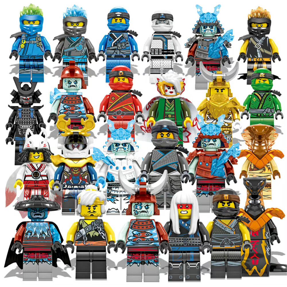 24 Pcs Ninjago Building Blocks Lego Minifigures Suits Toy Kids ...