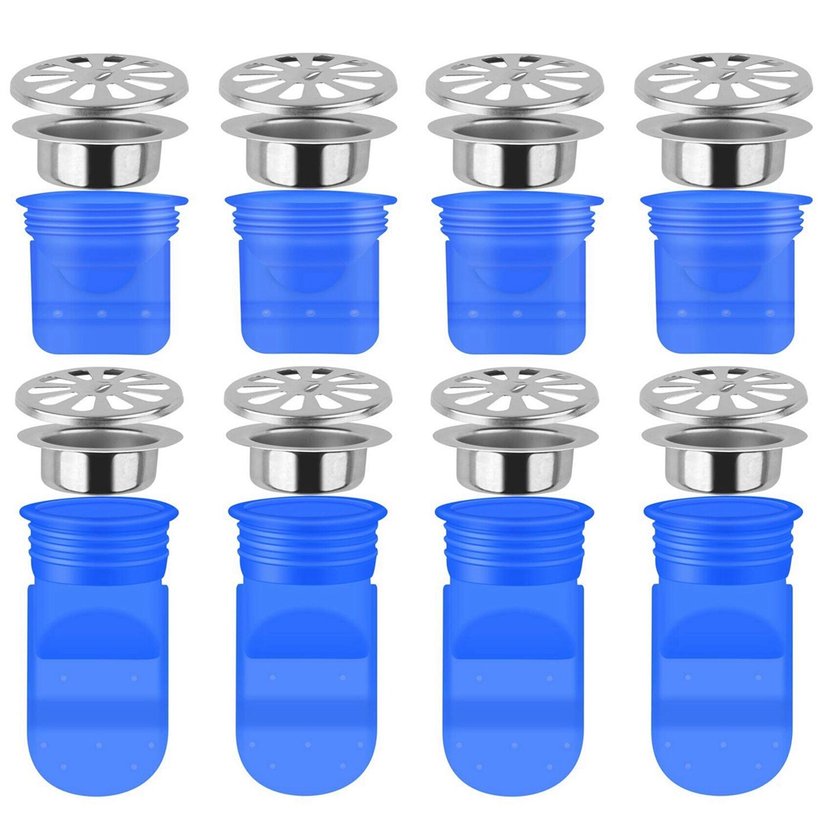Drain Backflow Preventer 8 Pack, One Way Valve for Pipes Tubes in ...