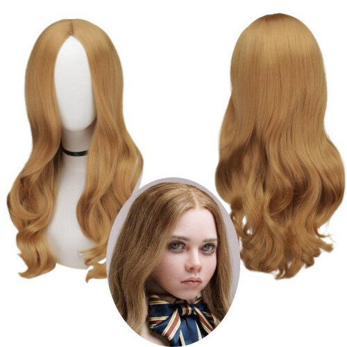 Horror Movies M3gan Cosplay Costume Wig Ai Doll Robots Megan Long Curly