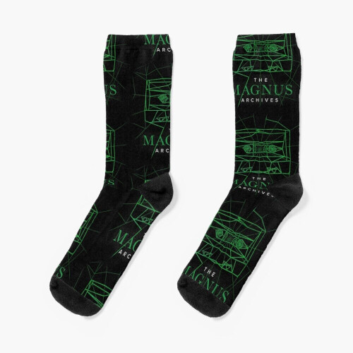 Dress Socks [Transparent] The Magnus Archives Logo (Season 5) Novelty ...