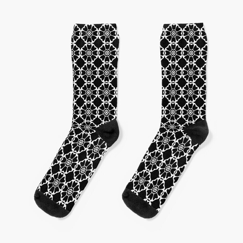 Dress Socks Order of the White Lotus Novelty Fancy Crazy Pattern Crew ...