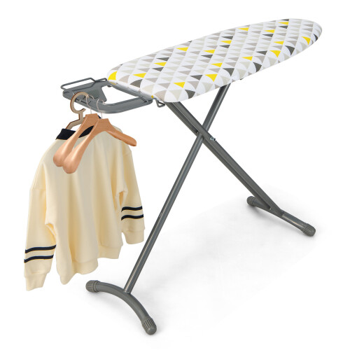Foldable Ironing Board W/ 7 -position Height Extra Ironing Board Cover ...