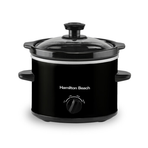 Hamilton Beach 'The Mighty Mini' 1.8L Black Slow Cooker on OnBuy