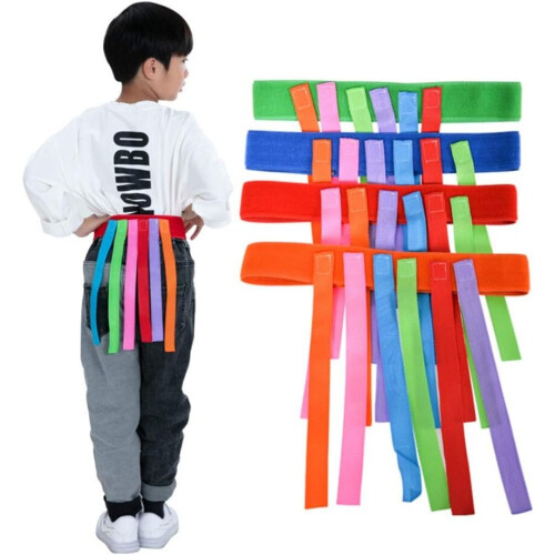 4pcs Pull Tail Game Tail Catch Tail Running Speed Training Toy Props ...