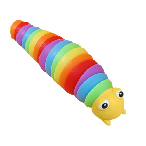 Crawling Stress Relief Sensory Plastic Kids Adults Fidget Slug Toy ...