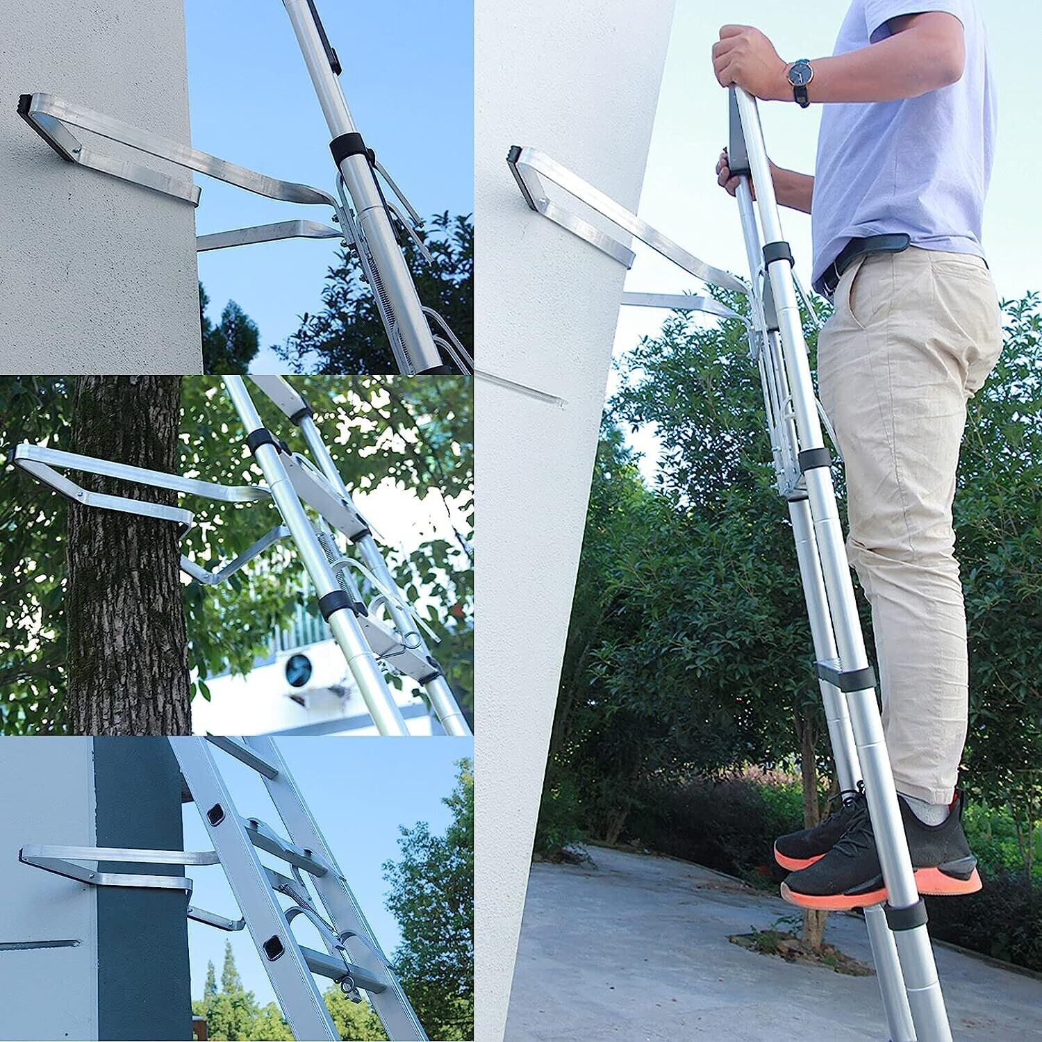 V-Shaped Ladder Stand Off Ladder Stay Downpipe Ladders Accessory ...
