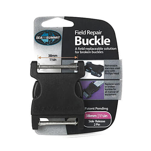 Sea to Summit Field Repair Buckle 38mm Side Release 2 Pin (Black) on OnBuy