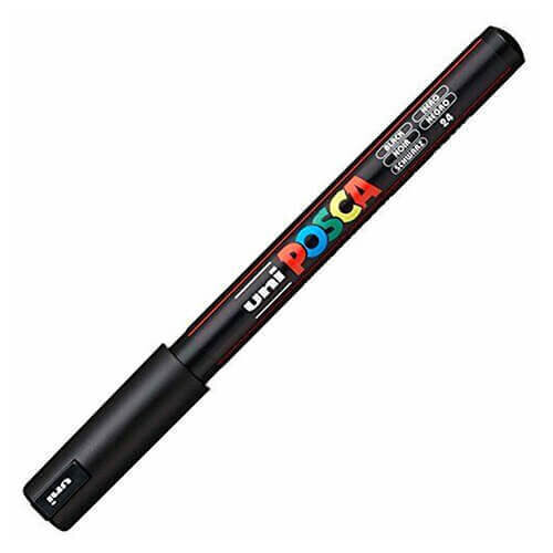 Posca Black 0.7mm Extra Fine Marker Pen on OnBuy