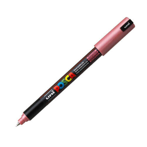 Posca Metallic Red 0.7mm Extra Fine Marker Pen on OnBuy
