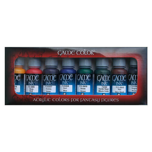 Val72296 - Av Vallejo Game Color Set - Games Ink (x8) on OnBuy