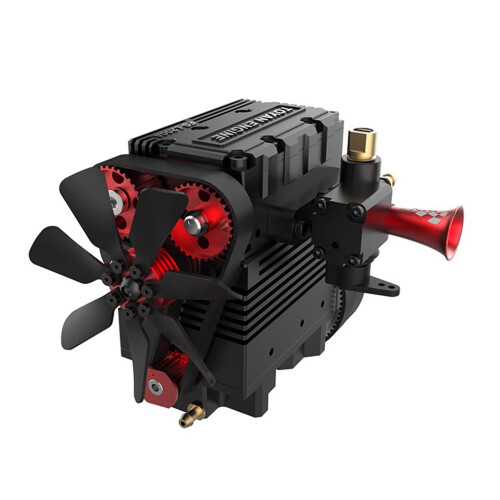 TOYAN FS-L200A Engine 4 Stroke Inline Twin Cylinder Methanol Engine 3 ...