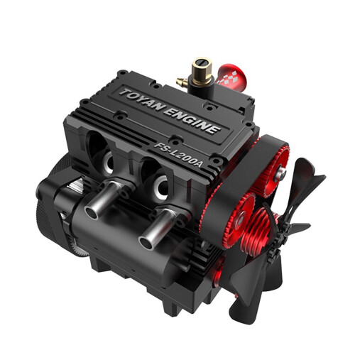 Toyan Fs L200a Engine 4 Stroke Inline Twin Cylinder Methanol Engine 3