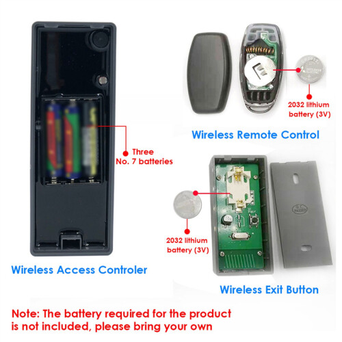 Waterproof Door Lock Remote Control Access Control 125Khz ID /IC Card ...