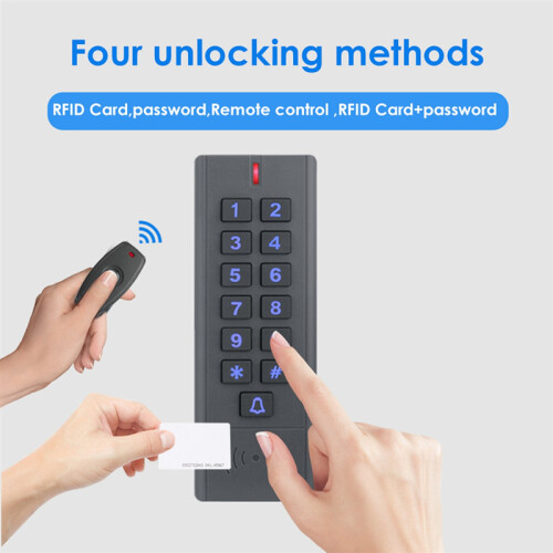 Waterproof Door Lock Remote Control Access Control 125Khz ID /IC Card ...