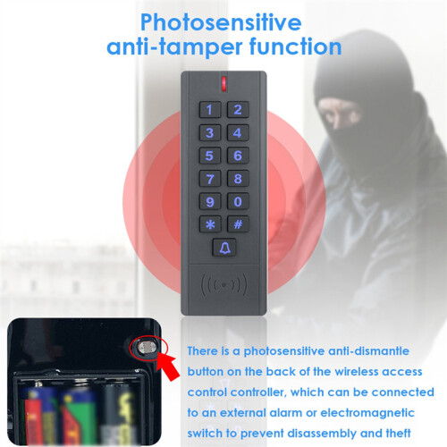 Waterproof Door Lock Remote Control Access Control 125Khz ID /IC Card ...