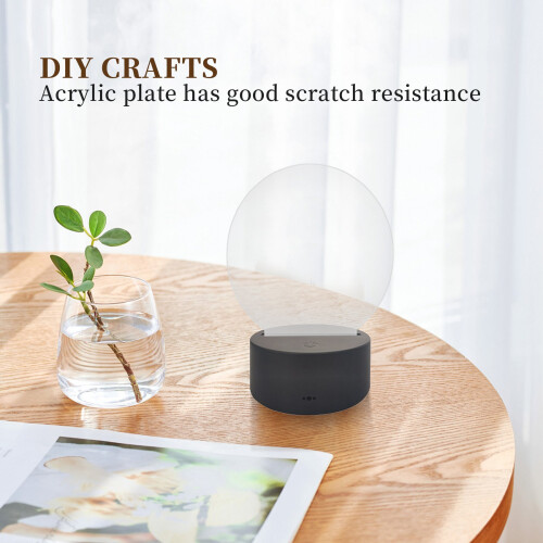 Thick Transparent Panel Board Sheet Clear Cast for LED Light Base Table ...