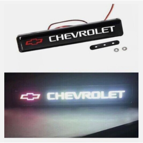 1pcs Chevrolet Logo Front Grille LED Cursor Illuminated Decal Emblem on ...