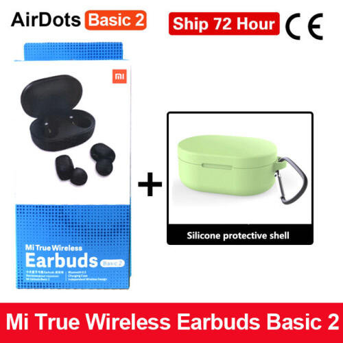 (a-Basic 2 Green) Global Version Xiaomi Redmi Airdots 2 TWS Wireless ...