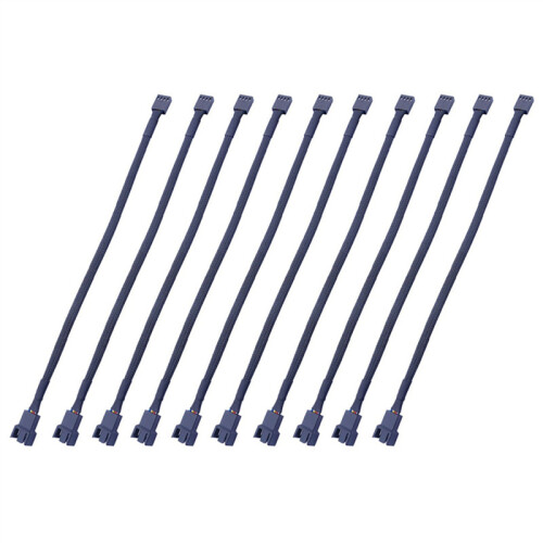 10Pcs 4 PIN PWM Temperature Control Cooling Fan Extension Cable ...
