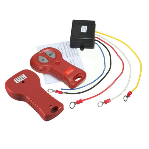 Universal Wireless Winches Remote Control Recovery Kit for - Truck ATV ...