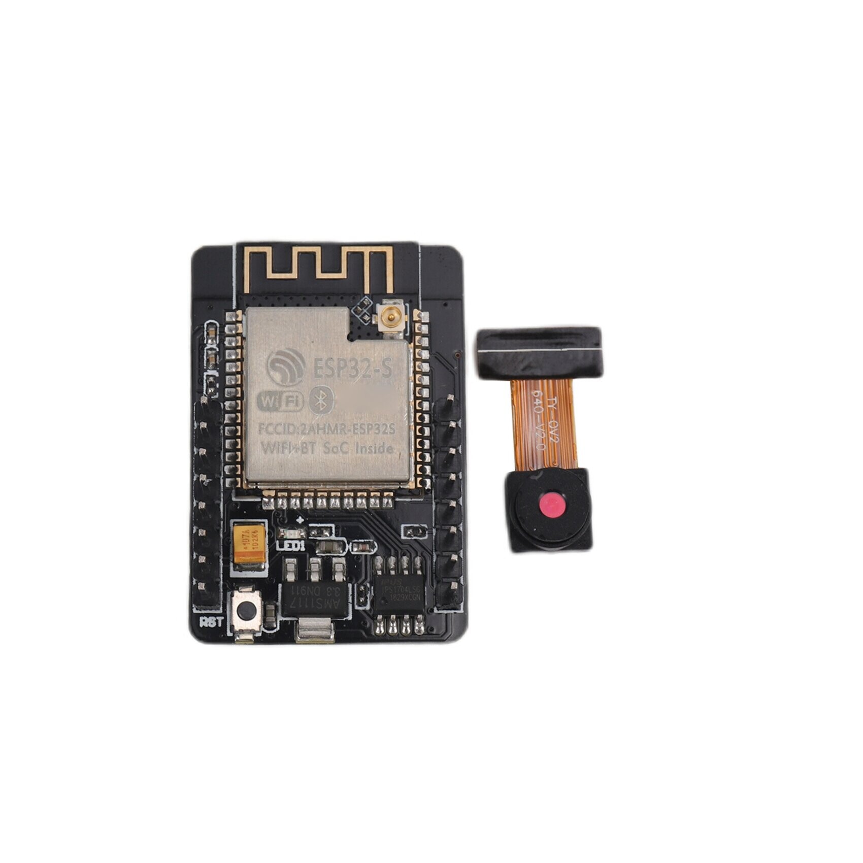 ESP32-CAM WiFi Bluetooth Module ESP32 Serial to WiFi ESP32 CAM Development Board 5V with Camera ...