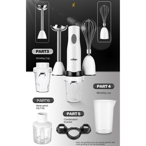 5 in 1 Multi-Function Food Processor Meat Grinder Kitchen Handheld ...